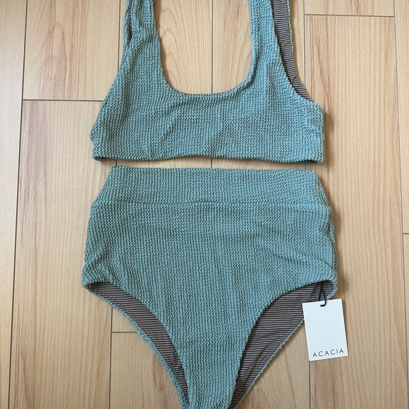acacia swimwear | Swim | Acacia Fern Scrunch Set | Poshmark